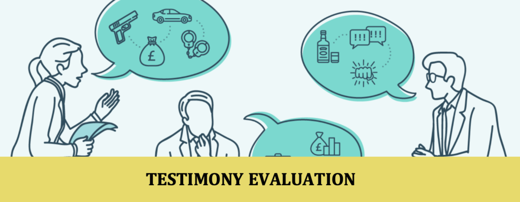 Testimony Evaluation - Evidenced Based Justice Lab - University of Exeter